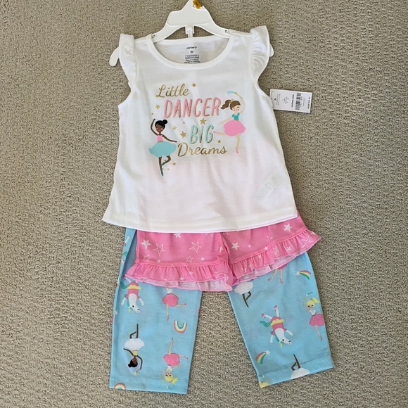 Carter's | Pajamas | Nwt Toddler Girl Carters Pj Set 3t | Poshmark
